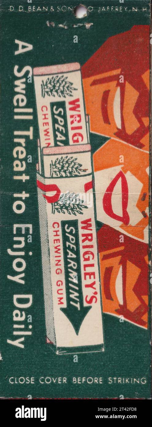 Wrigleys spearmint chewing gum hi-res stock photography and images - Alamy