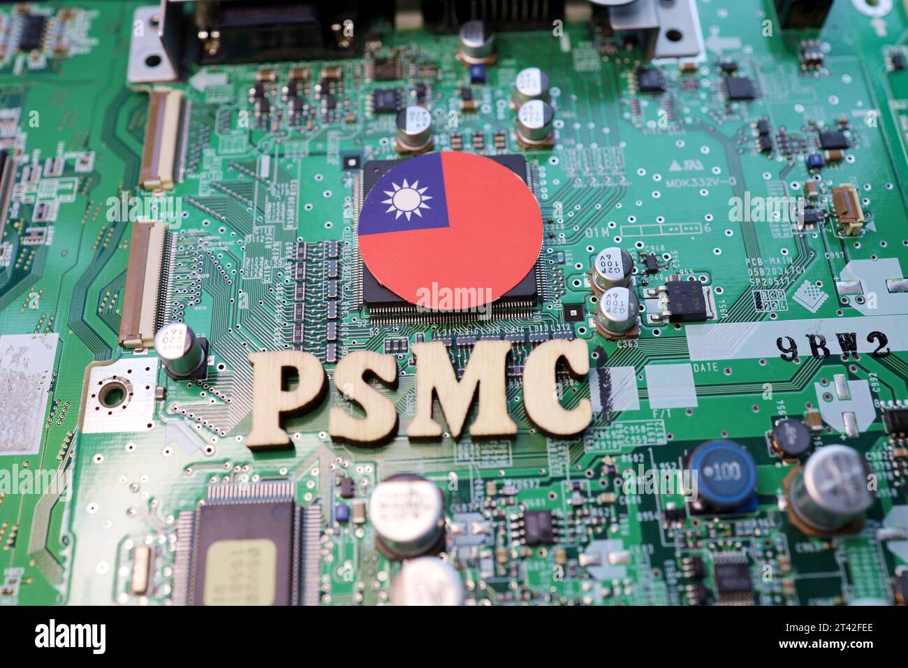 October 28, 2023, Tokyo, Japan. Image of PSMC, a Taiwanese ...