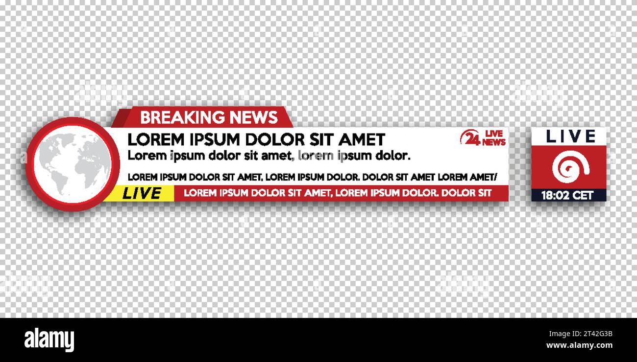 Breaking news live banner on background Royalty Free Vector Stock ...