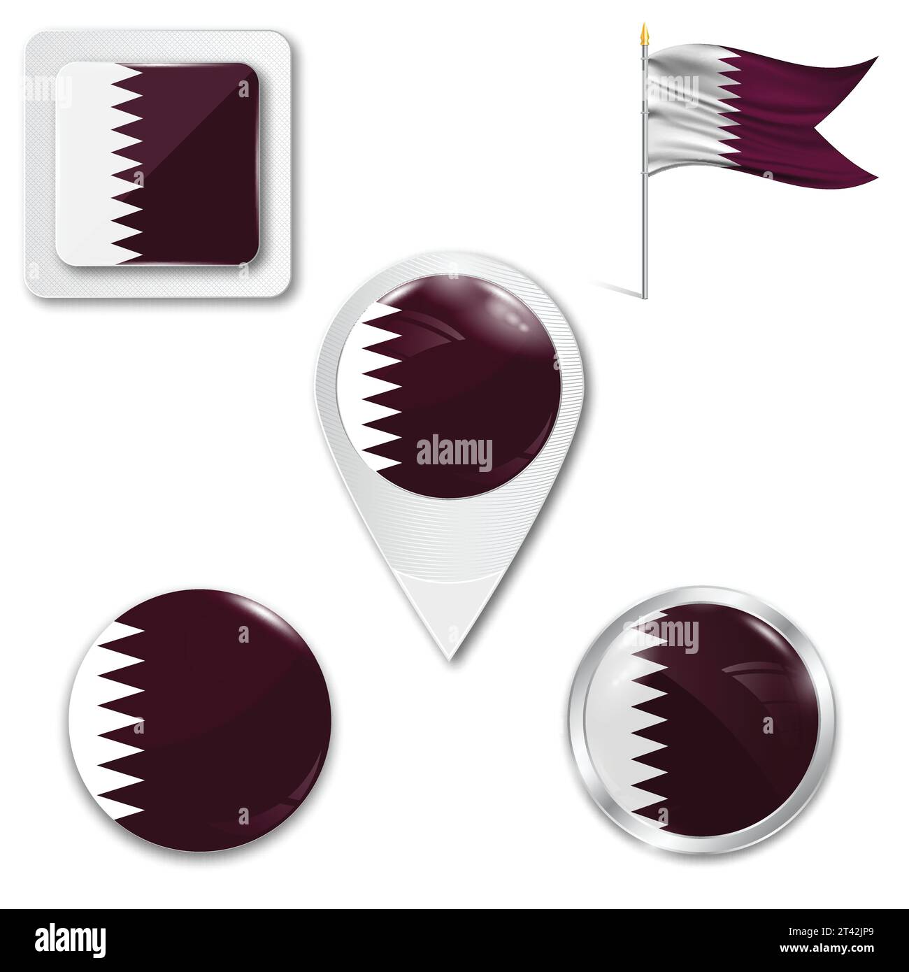 Qatari color Cut Out Stock Images & Pictures - Alamy