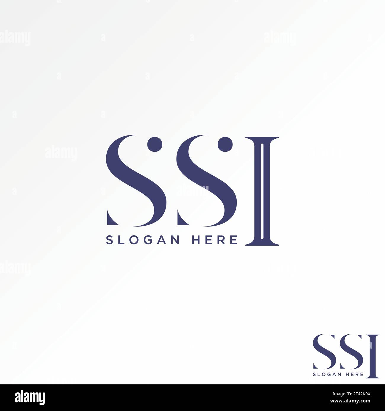 Logo design graphic concept creative abstract premium sign vector stock unique letter initial ...