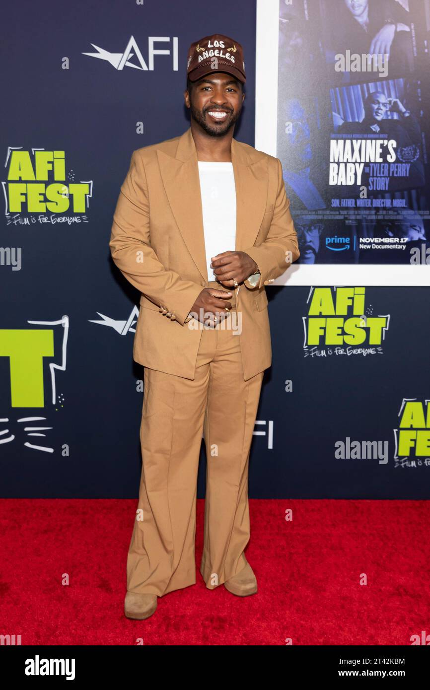 Hollywood, USA. 27th Oct, 2023. Trell Thomas attends the arrivals of ...