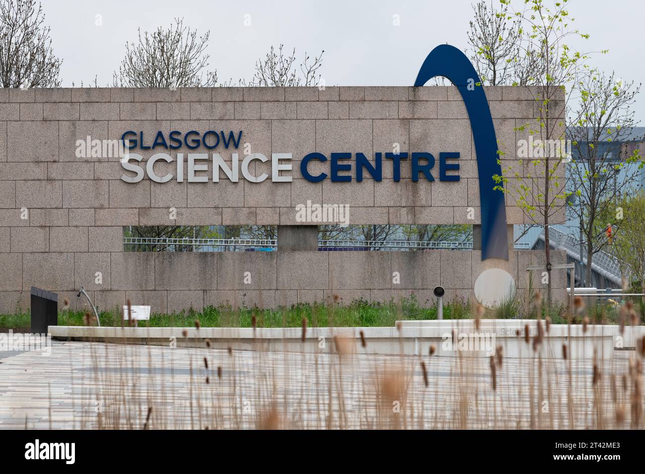 Glasgow Science Centre sign, Glasgow, Scotland, UK Stock Photo - Alamy