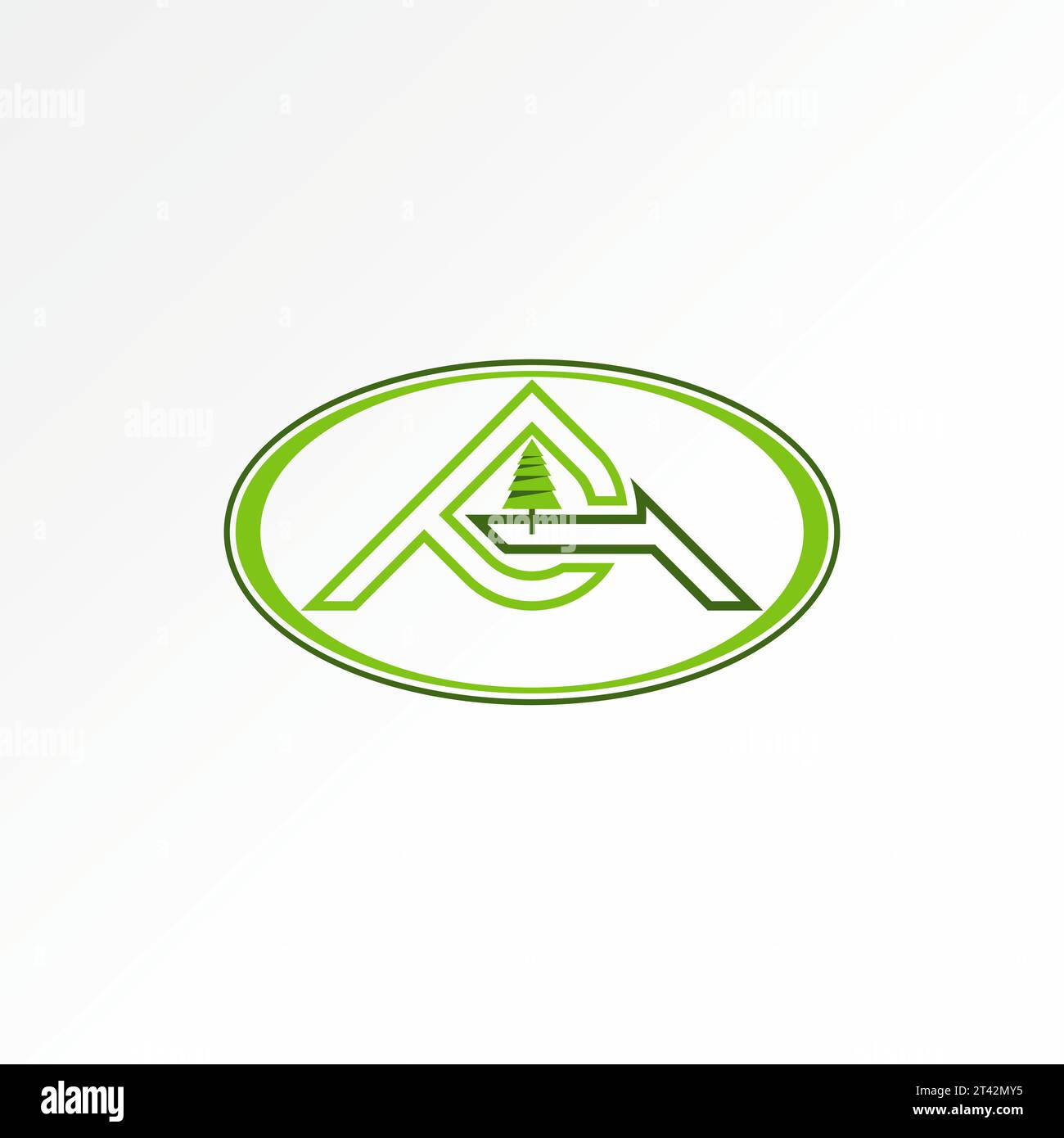 Logo design graphic concept creative premium ellipse vector stock ...