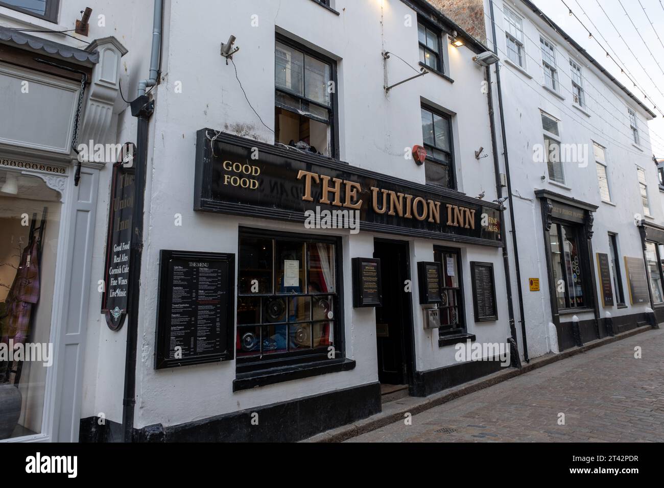 The Union Inn pub, st ives, cornwall Stock Photo - Alamy