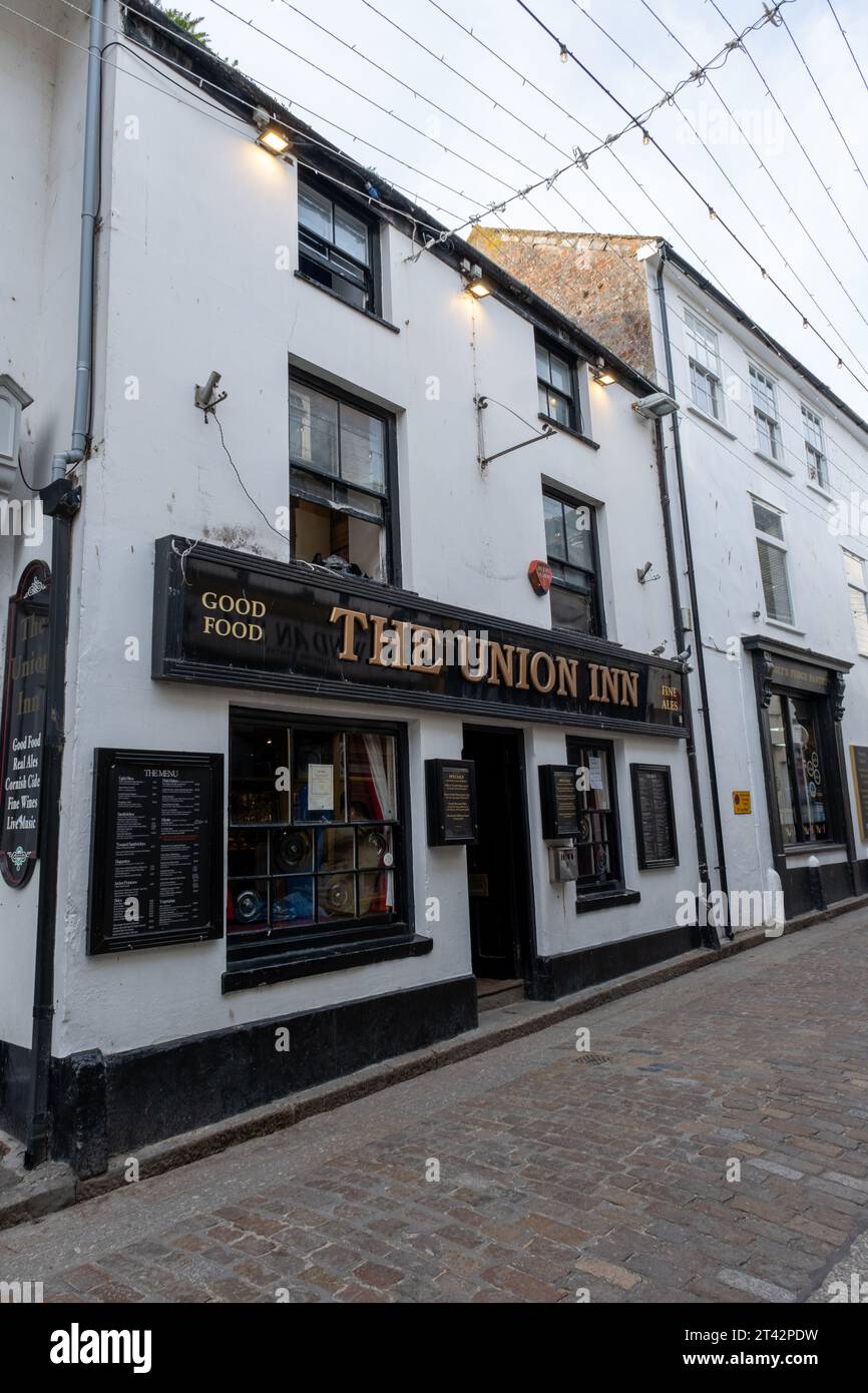 The Union Inn pub, st ives, cornwall Stock Photo - Alamy