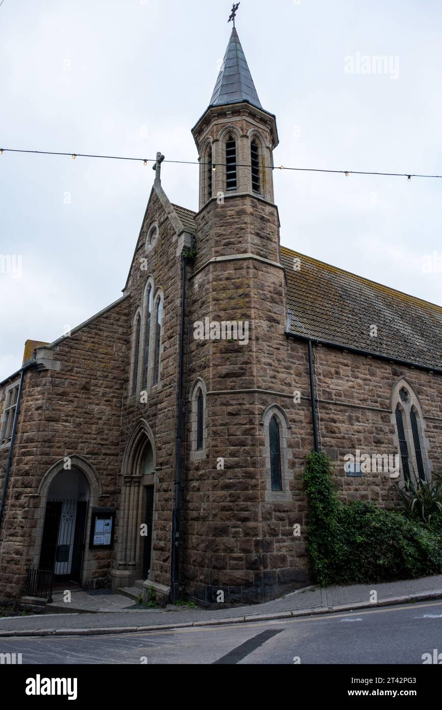 Sacred Heart and St. Ia Catholic Church, st ives, cornwall Stock Photo ...