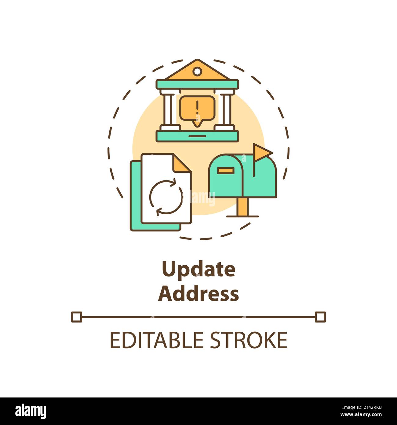 Update address hi-res stock photography and images - Alamy