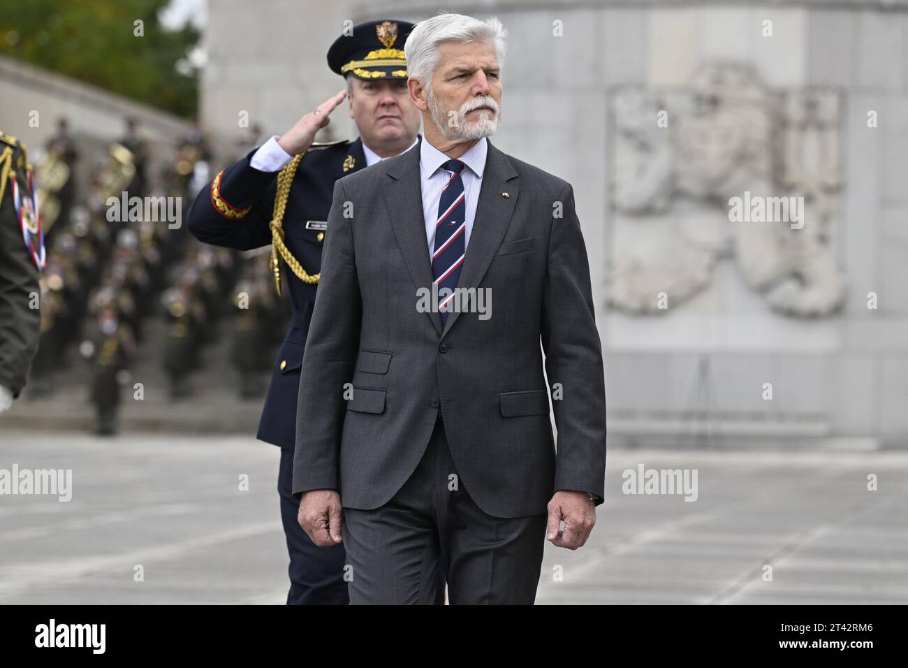 Prague, Czech Republic. 28th Oct, 2023. Czech President Petr Pavel, 2nd ...