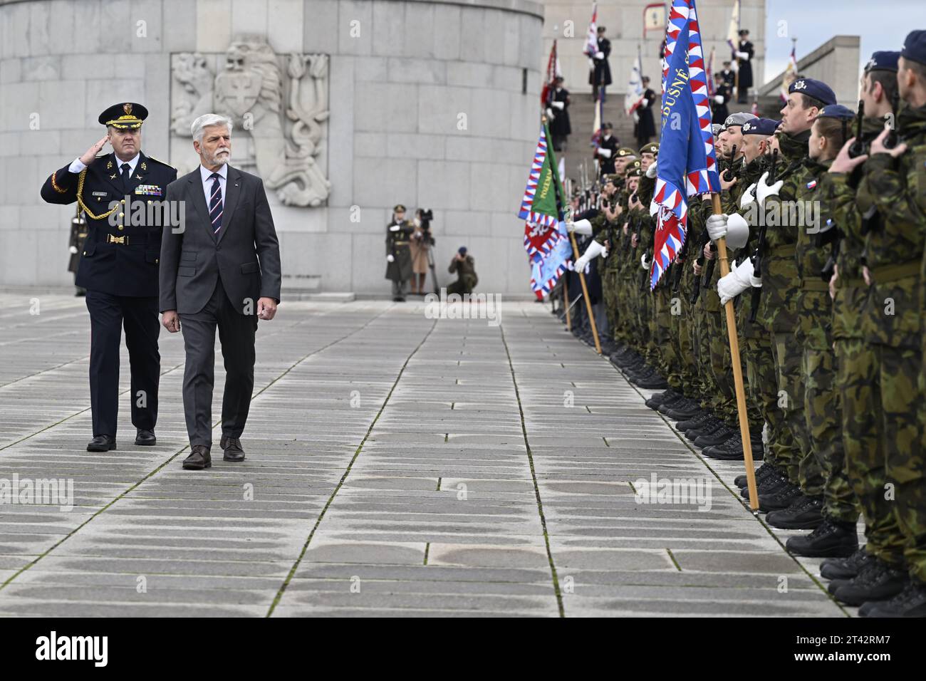 Prague, Czech Republic. 28th Oct, 2023. Czech President Petr Pavel, 2nd ...