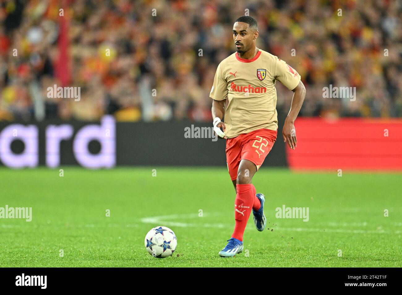 Wesley Said (22) of RC Lens pictured during the Uefa Champions League ...