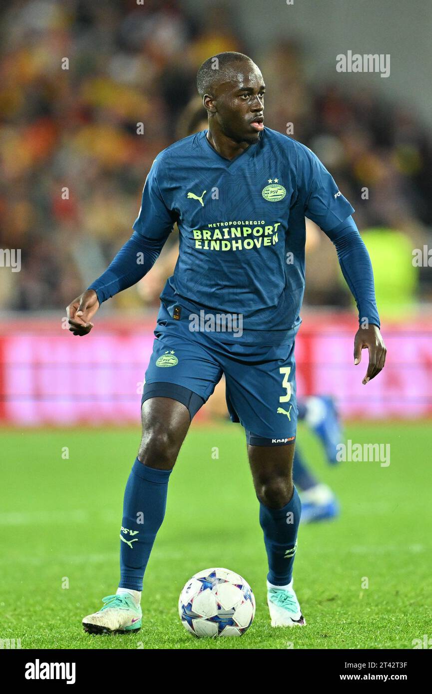 Jordan Teze (3) of Eindhoven pictured during the Uefa Champions League ...