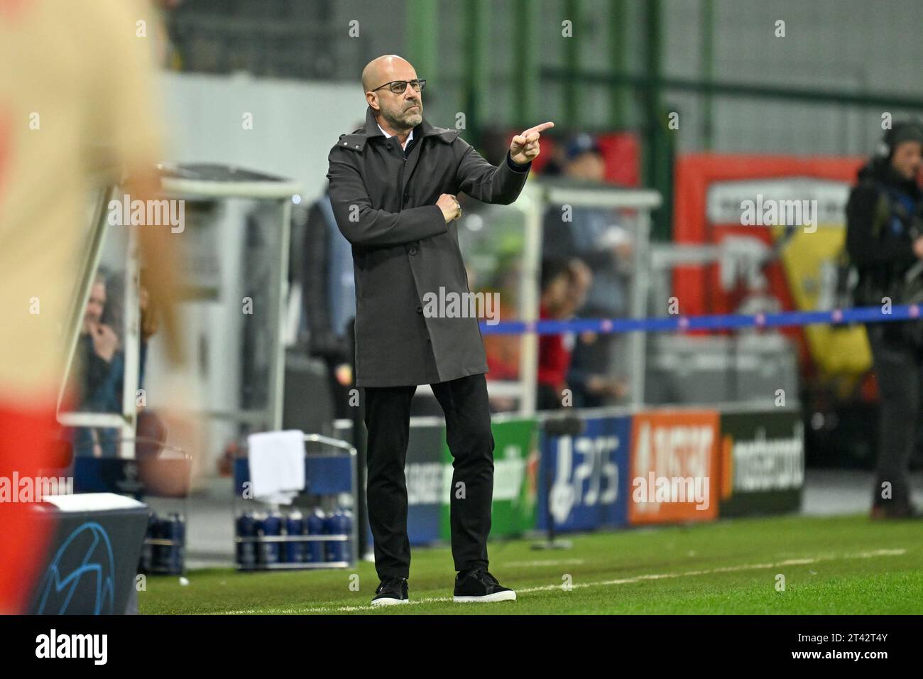 Lens, France. 24th Oct, 2023. Head Coach Peter Bosz of Eindhoven ...