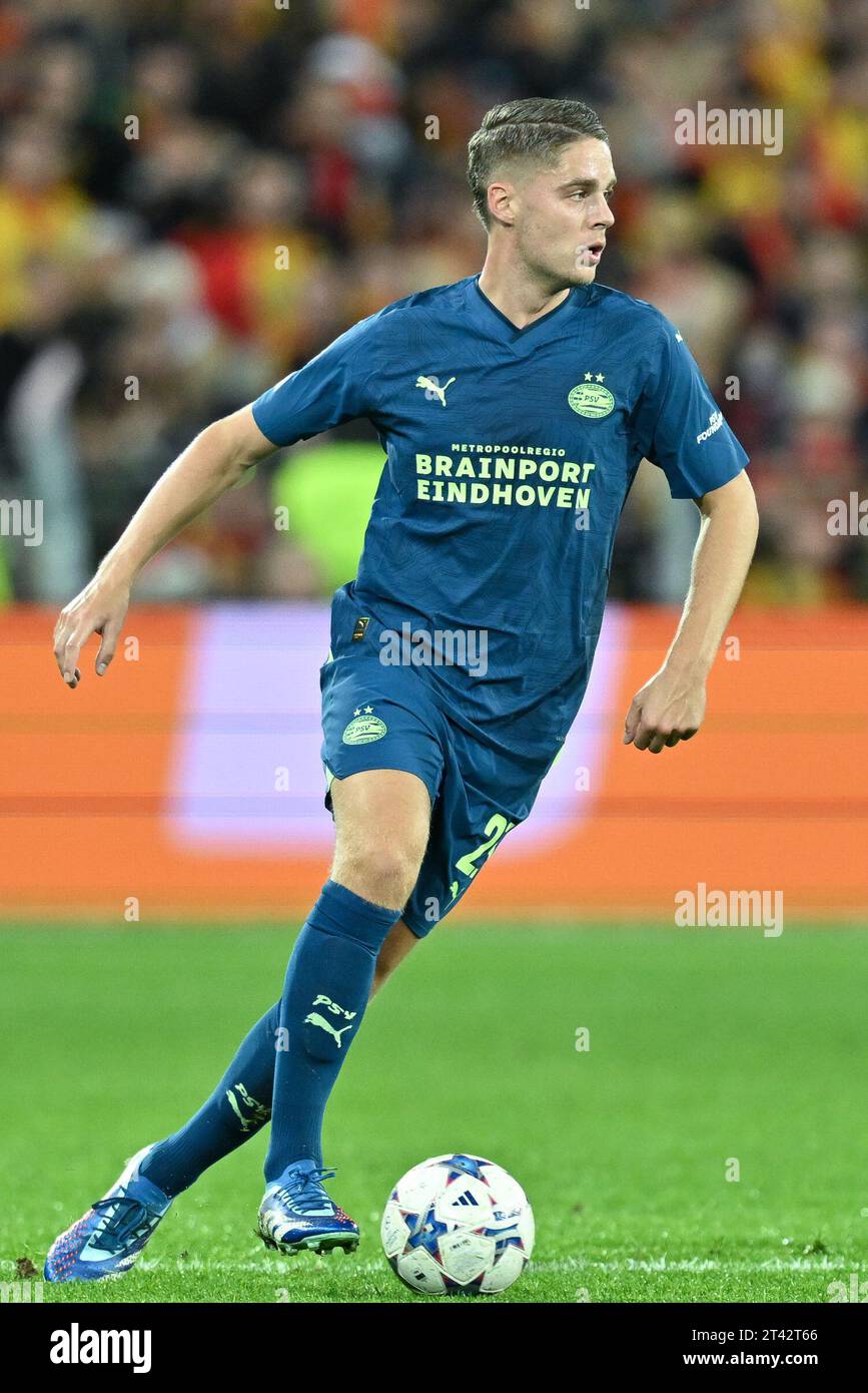 Joey Veerman (23) of Eindhoven pictured during the Uefa Champions ...