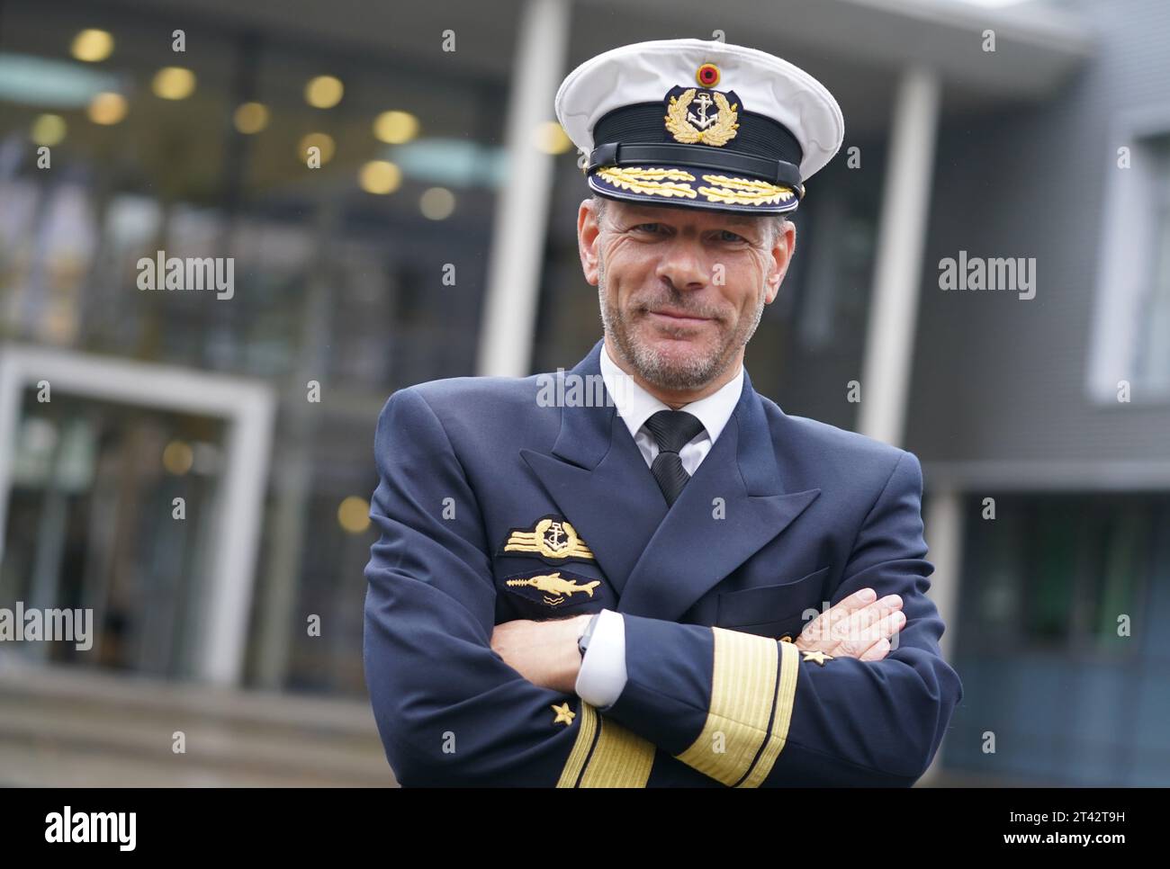 Hamburg, Germany. 27th Oct, 2023. Flotilla Admiral Ralf Kuchler ...