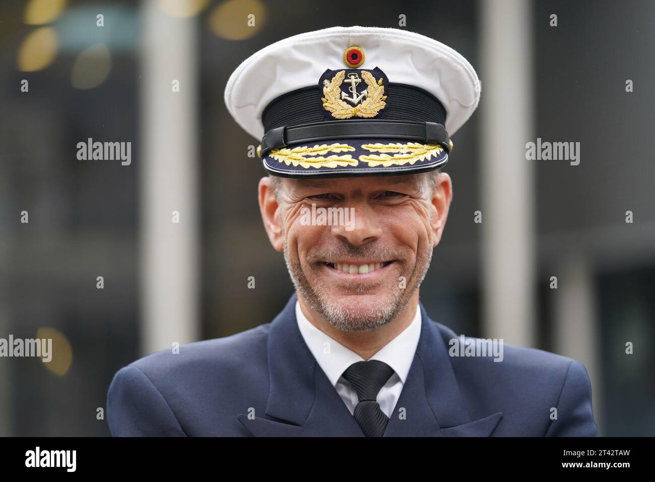 Hamburg, Germany. 27th Oct, 2023. Flotilla Admiral Ralf Kuchler ...
