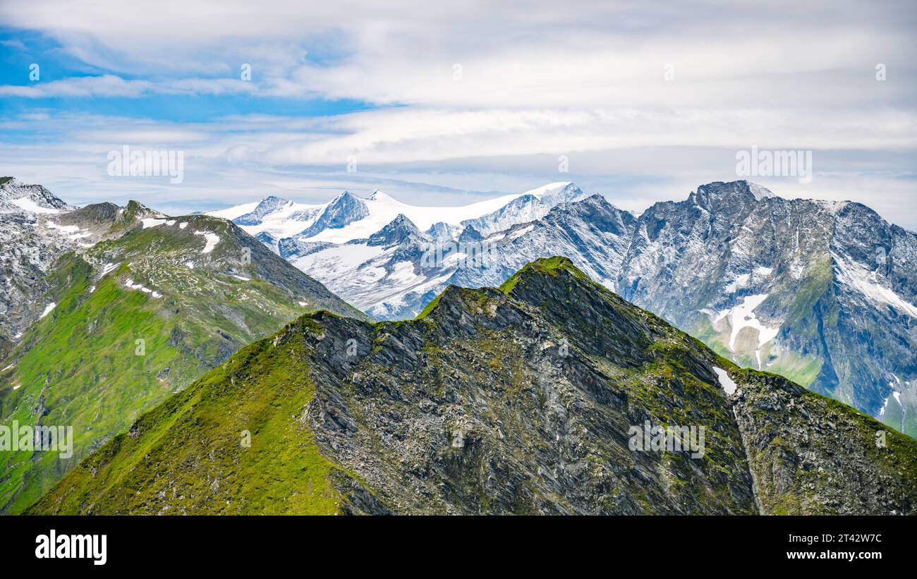 Trekking in the venediger alps hi-res stock photography and images - Alamy