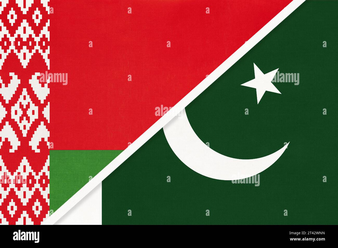 Belarus and Pakistan, symbol of country. Belarusian vs Pakistani ...