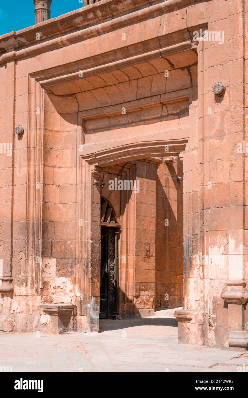 Courtyard views of the Alabaster Mosque Stock Photo - Alamy