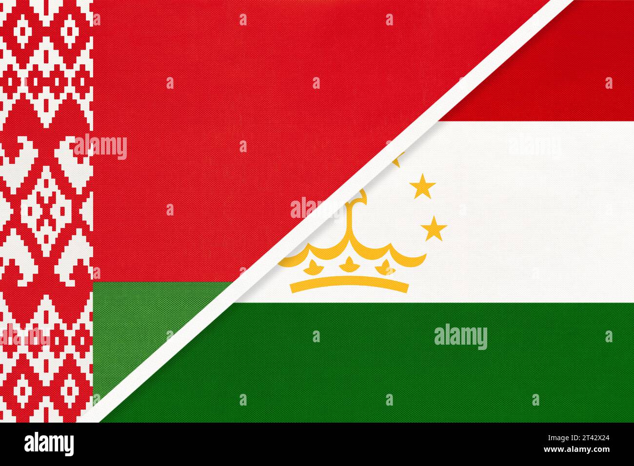 Belarus and Tajikistan, symbol of country. Belarusian vs Tajikistani ...