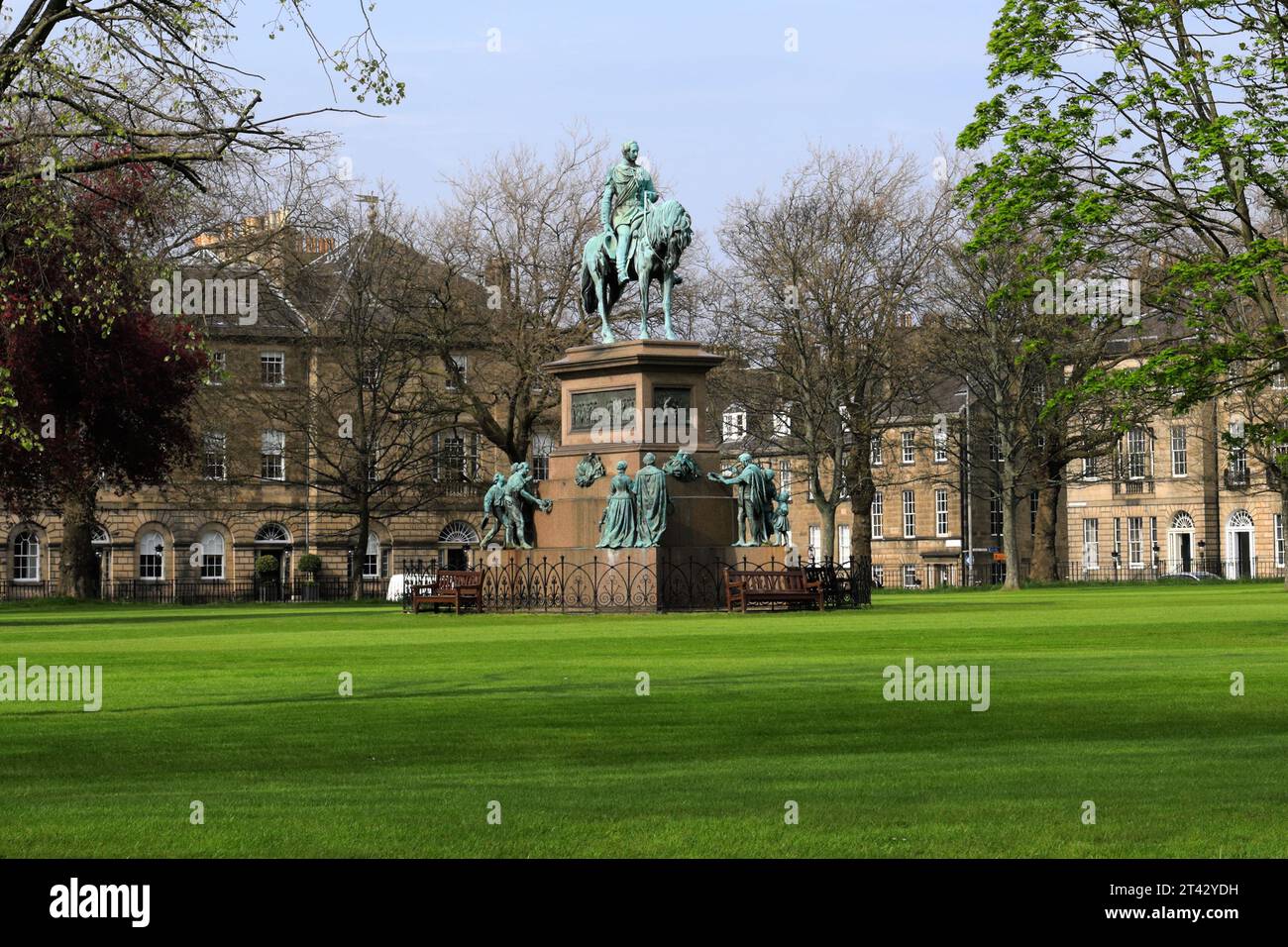 The Albert Memorial, Charlotte square gardens, Edinburgh City, Scotland ...