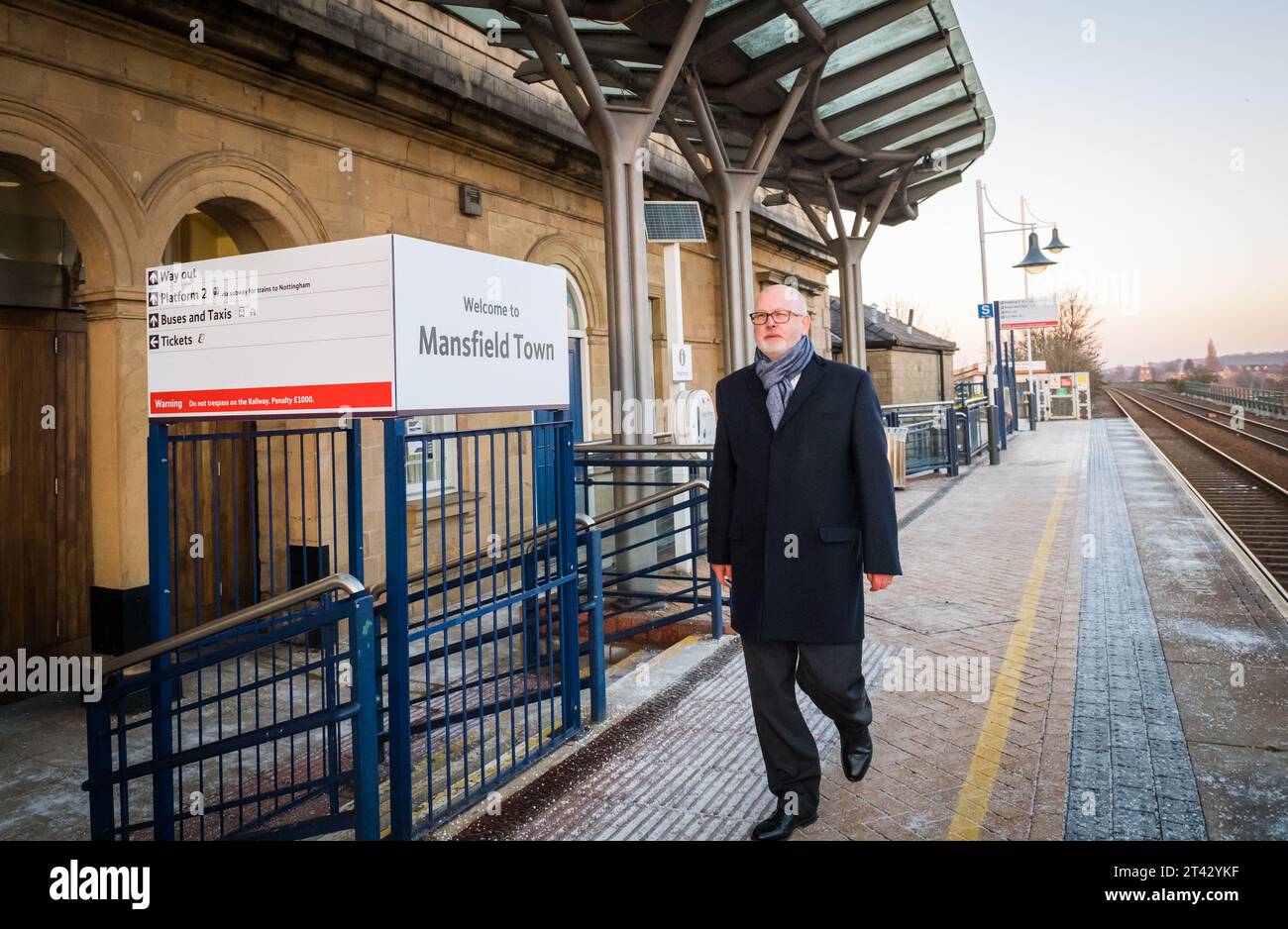 Steve Yemm the Labour P.P.C. for Mansfield, Nottinghamshire, England ...