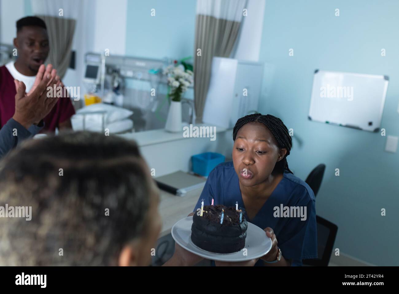 Doctor celebrating hi-res stock photography and images - Alamy