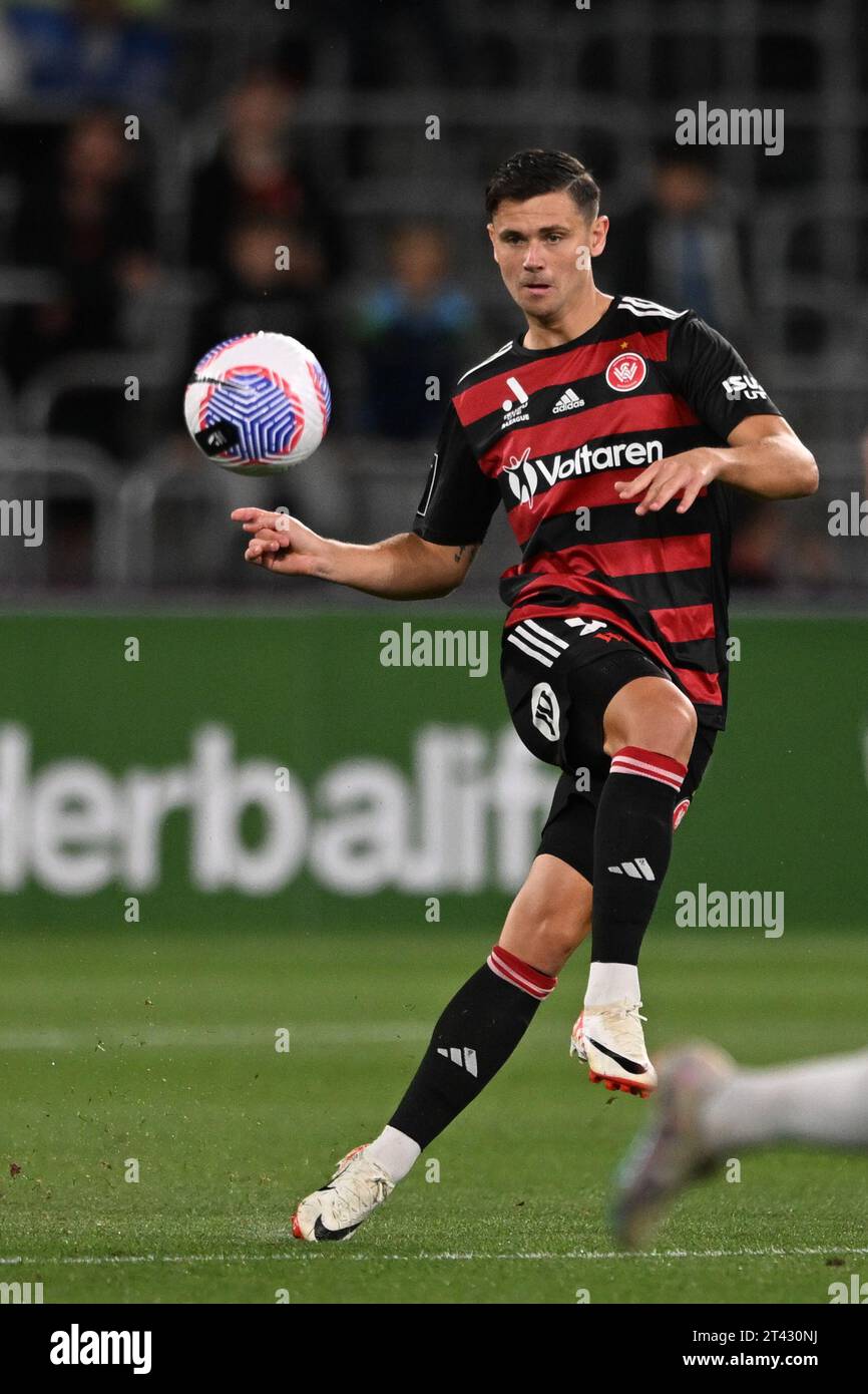 Sydney, Australia. 28th Oct, 2023. Marcus Antonsson of the Wanderers ...