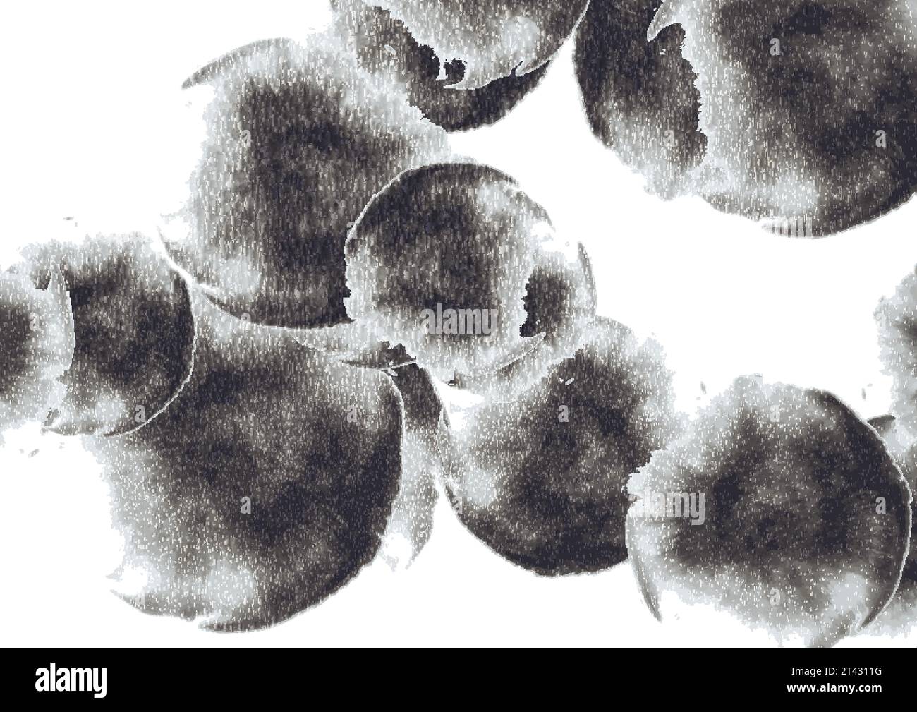 Grey black watercolor Stock Vector Images - Alamy