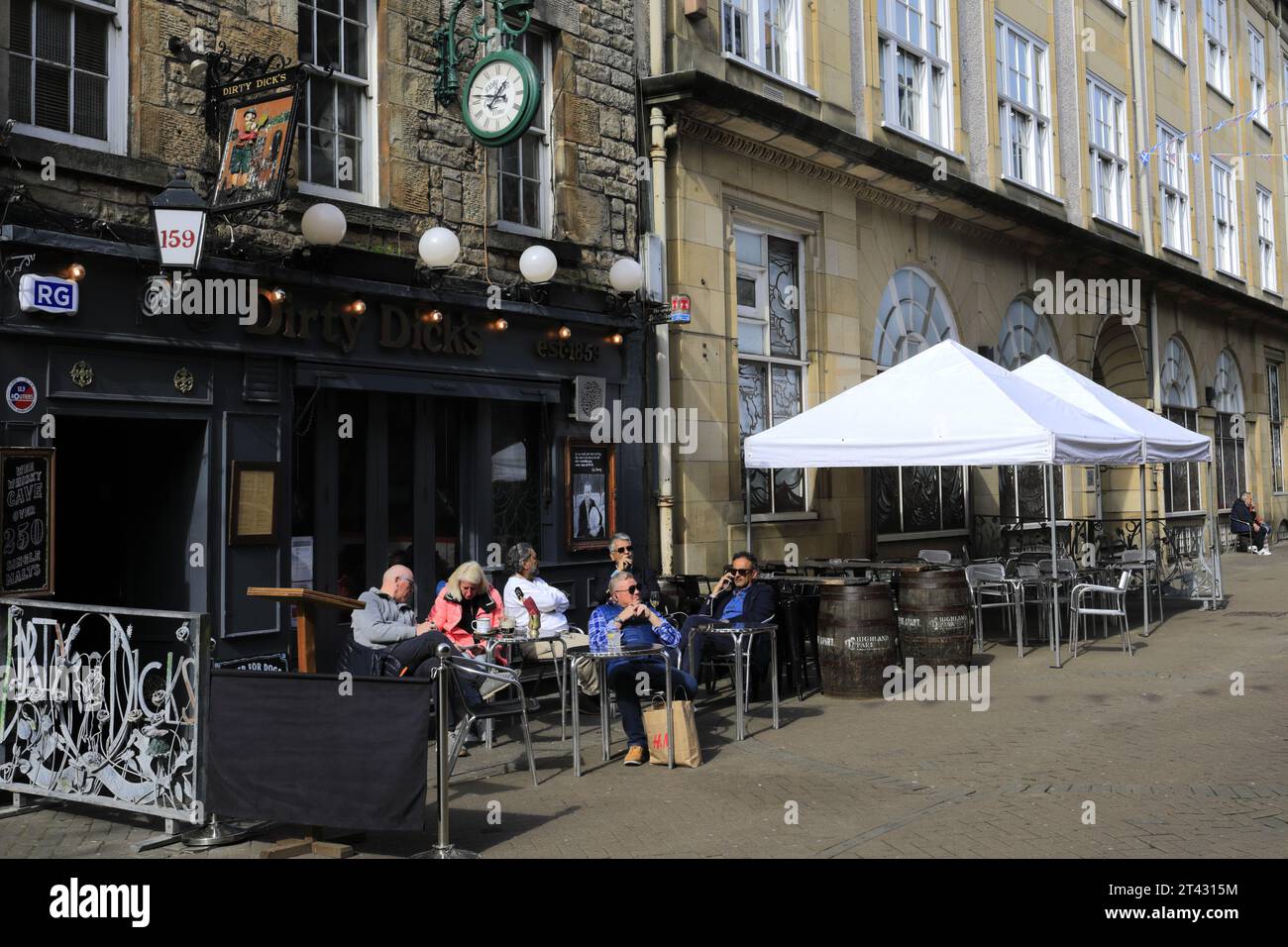 The Dirty Dicks pub, Rose Street, Edinburgh City, Scotland, UK Stock ...