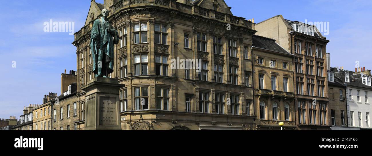 The William Pitt The Younger Statue, George Street, Edinburgh City ...