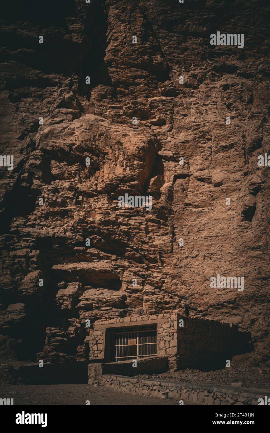 A tomb entrance in the Valley of the Kings Stock Photo - Alamy