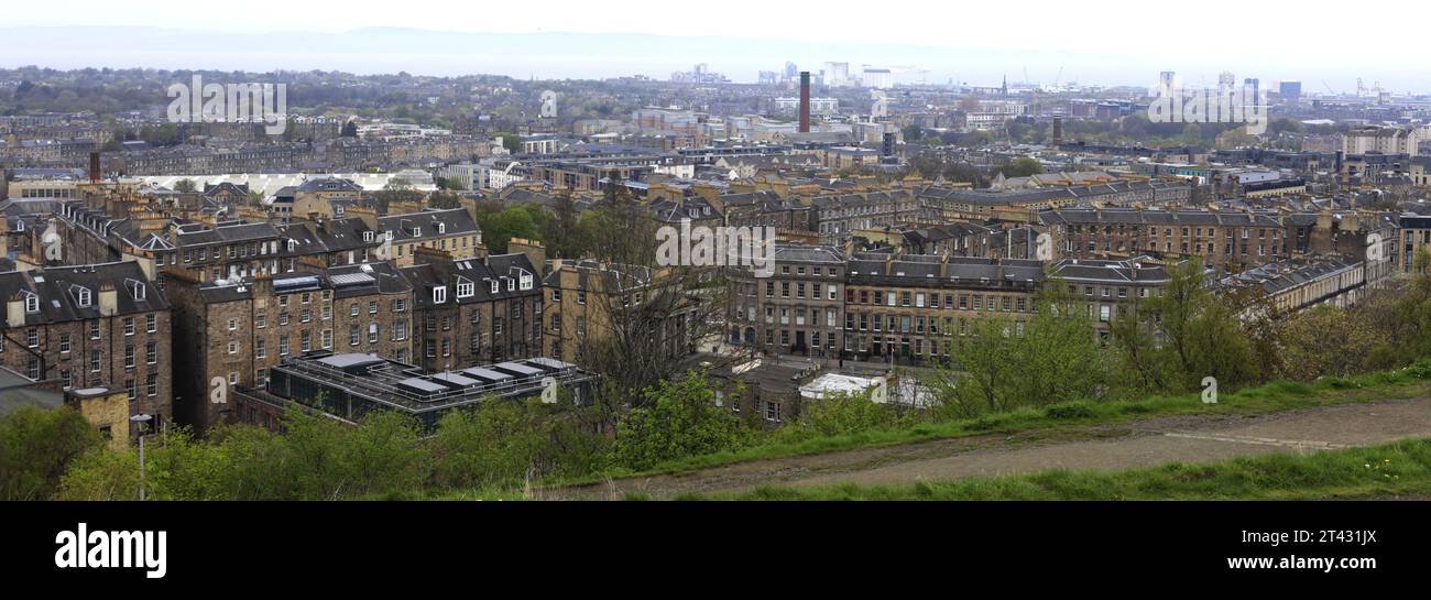 Rooftop view over Edinburgh City centre, Scotland, UK Stock Photo - Alamy