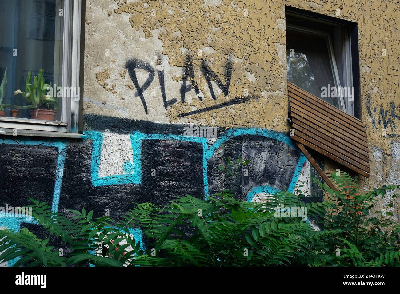 Graffiti mit Schriftzug Plan Graffiti mit Schriftzug Plan, 02.10.2023 ...