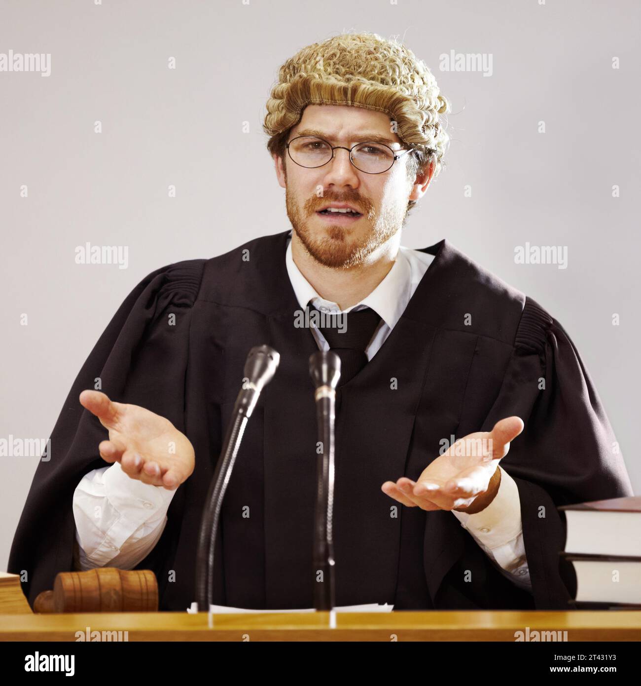 Judge looking evidence hi-res stock photography and images - Alamy