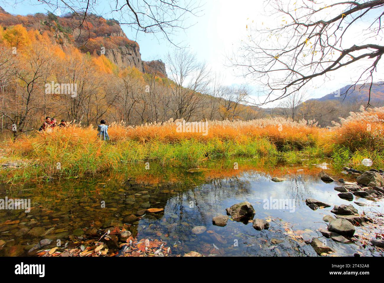 GuanMenShan scenic natural landscape, Benxi City, Liaoning Province ...