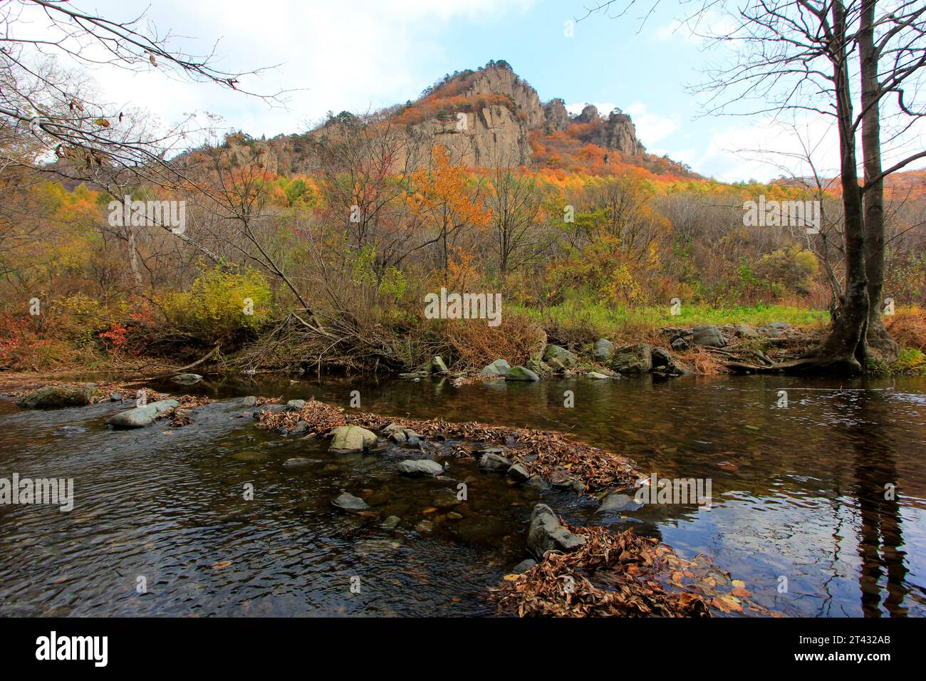GuanMenShan scenic natural landscape, Benxi City, Liaoning Province ...