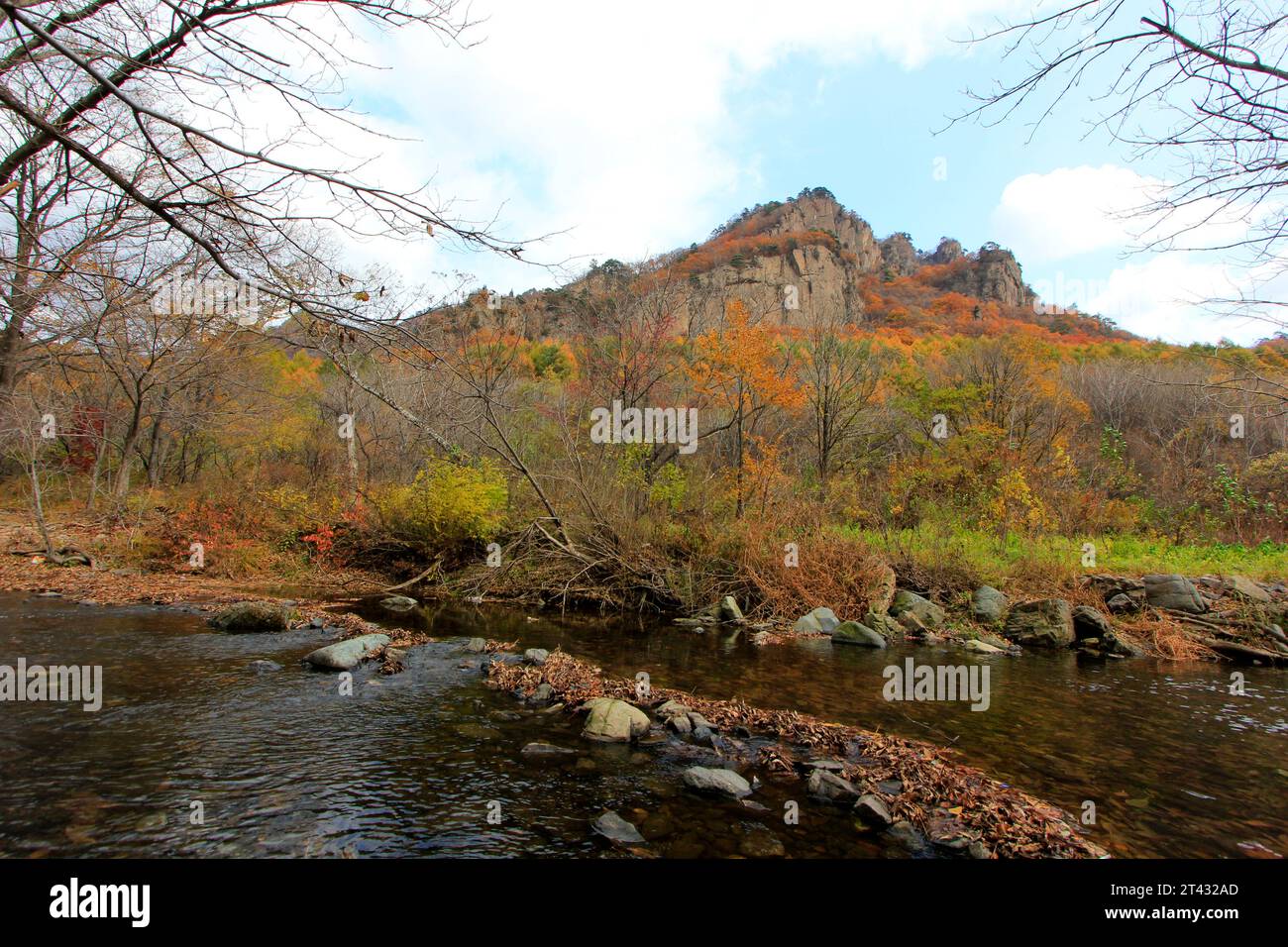 GuanMenShan scenic natural landscape, Benxi City, Liaoning Province ...