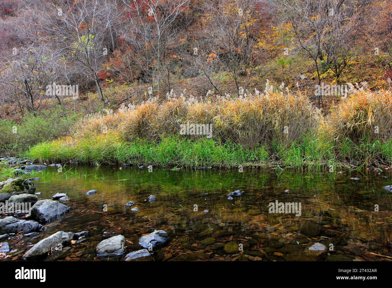 GuanMenShan scenic natural landscape, Benxi City, Liaoning Province ...