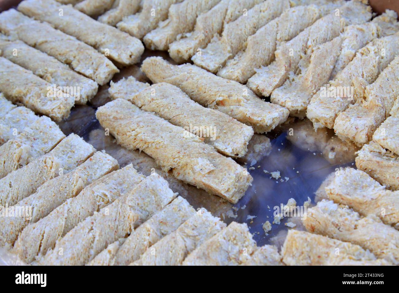 characteristics food -- crunchy candy, closeup of delicacy Stock Photo ...
