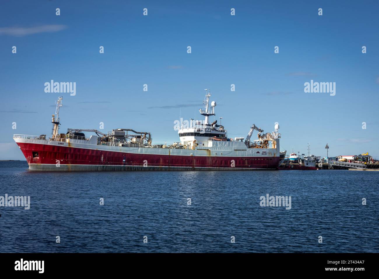 Reykjavik, Iceland - September 25, 2023: Large trawler fishing ship ...