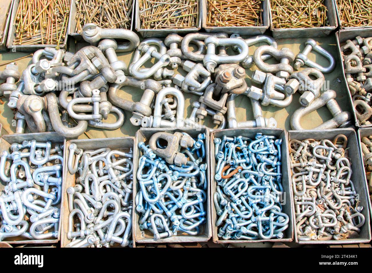Closeup of container bolts hi-res stock photography and images - Alamy