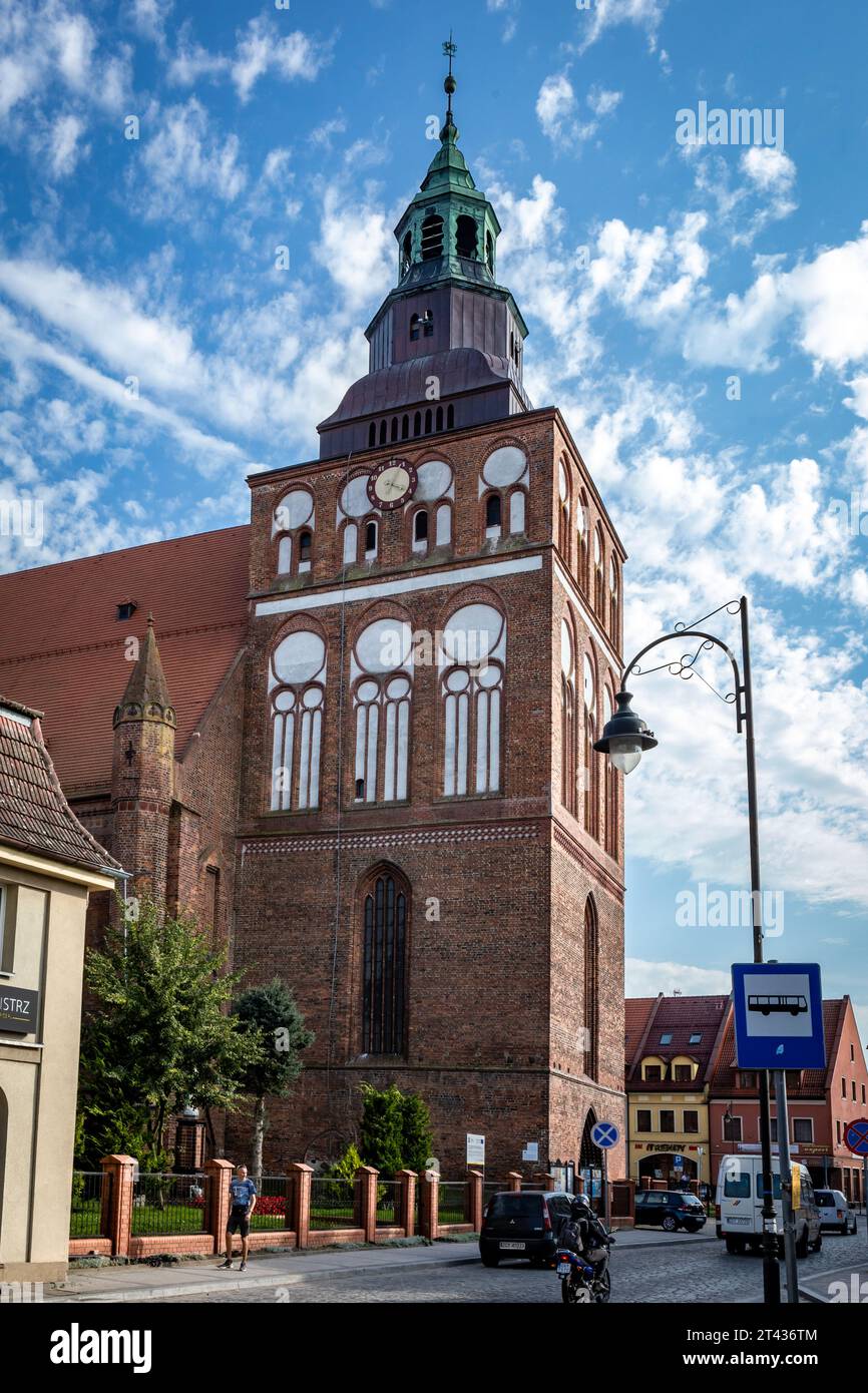 Gryfice, Poland - September 18, 2023: Gothic medieval Mariacki church ...