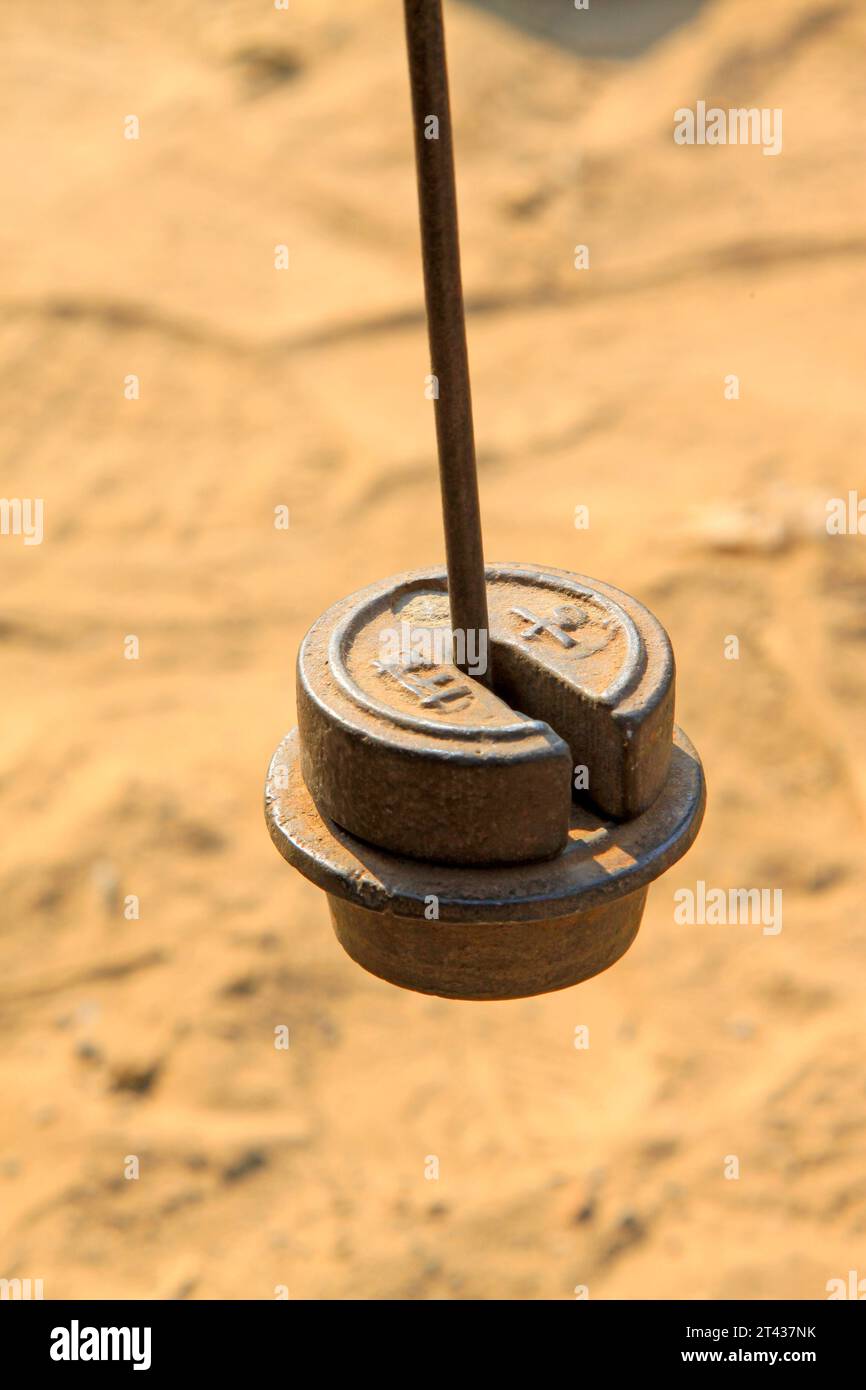 oxidation rust weight, closeup of photo Stock Photo - Alamy