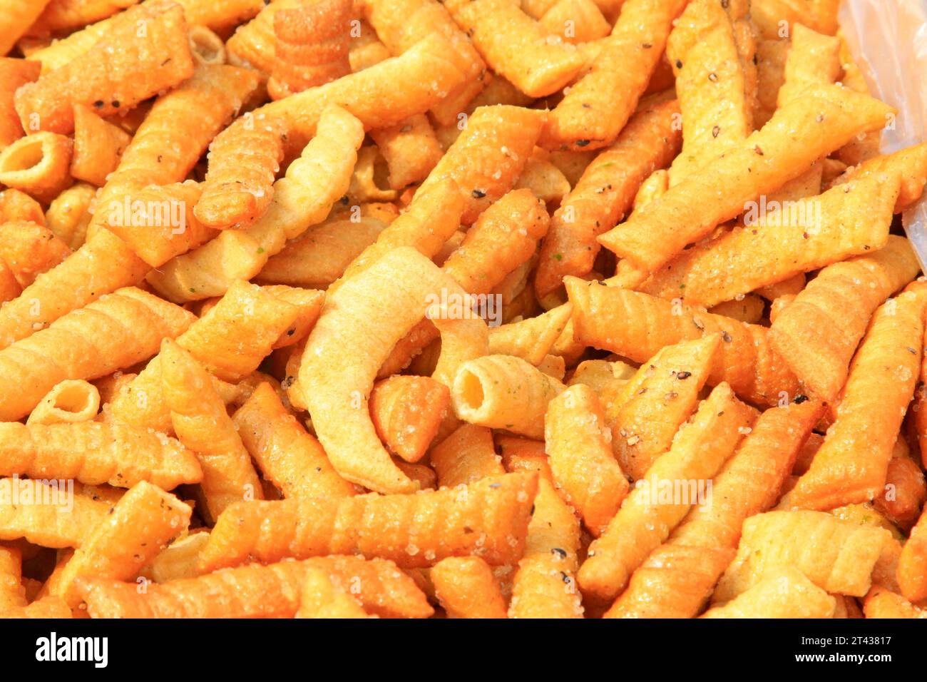Chinese traditional food, expanded snack, closeup of photo Stock Photo ...
