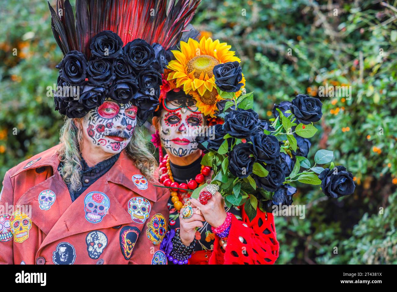 London, UK. 28th Oct, 2023. The face that juxtaposes the macabre and ...