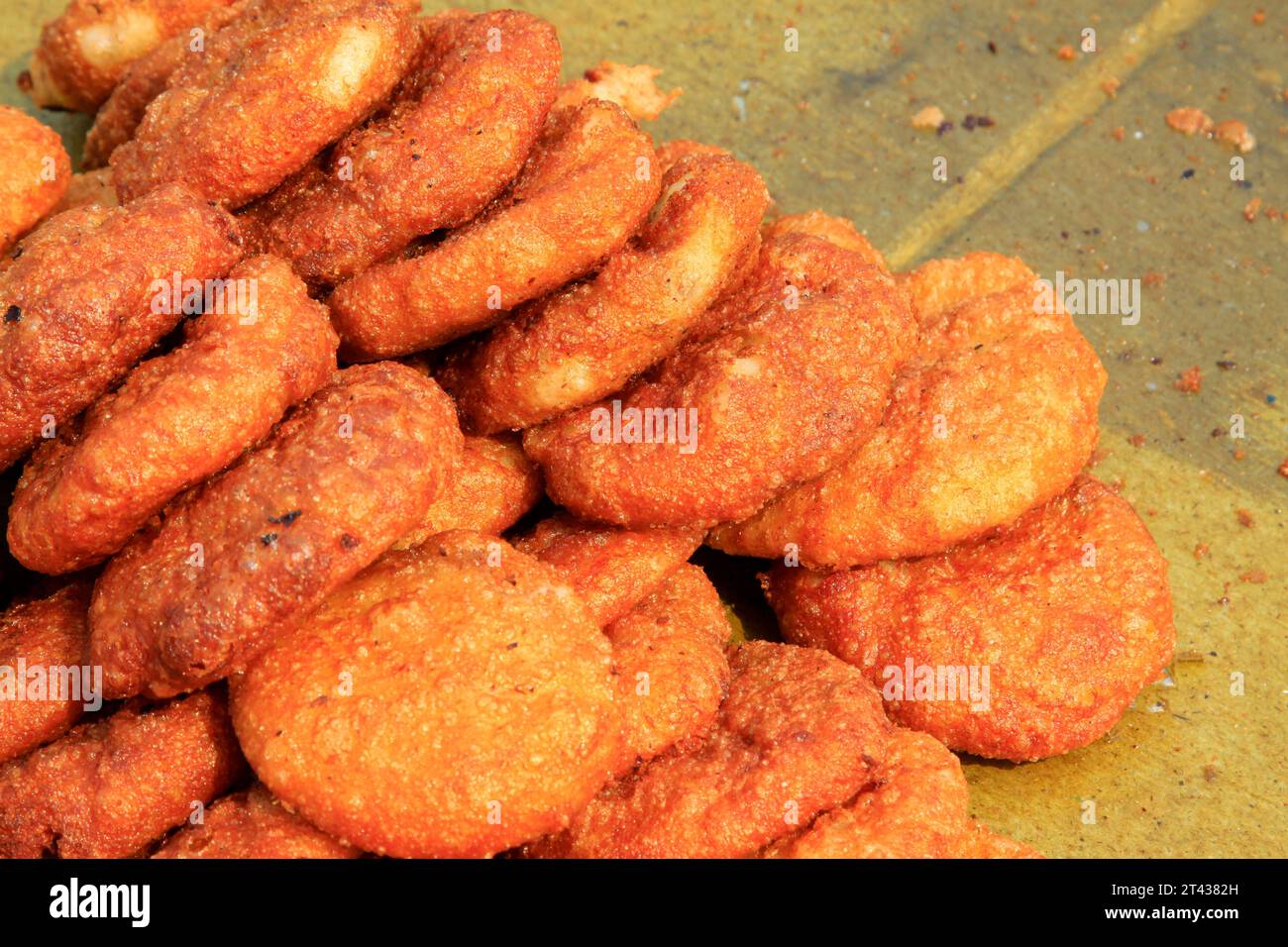 Chinese traditional food, fried cake, closeup of photo Stock Photo - Alamy