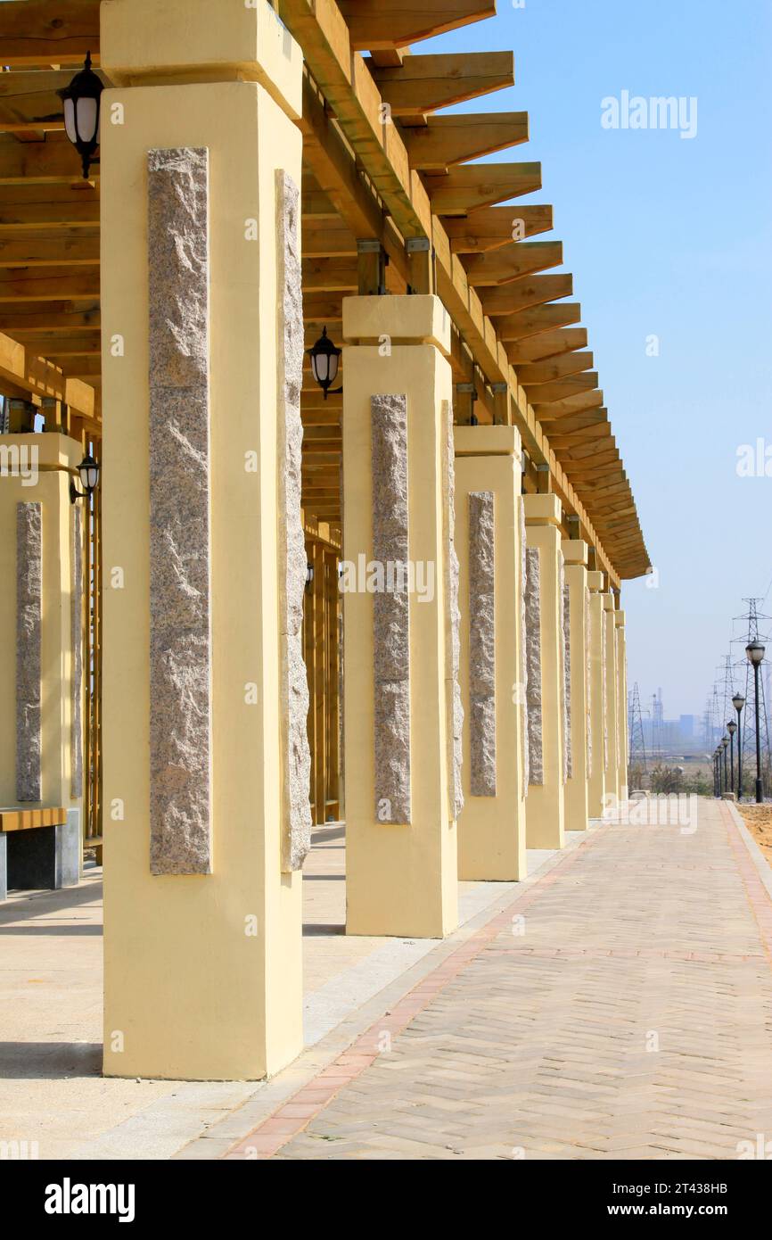 pillars of europe type style indoors Stock Photo - Alamy