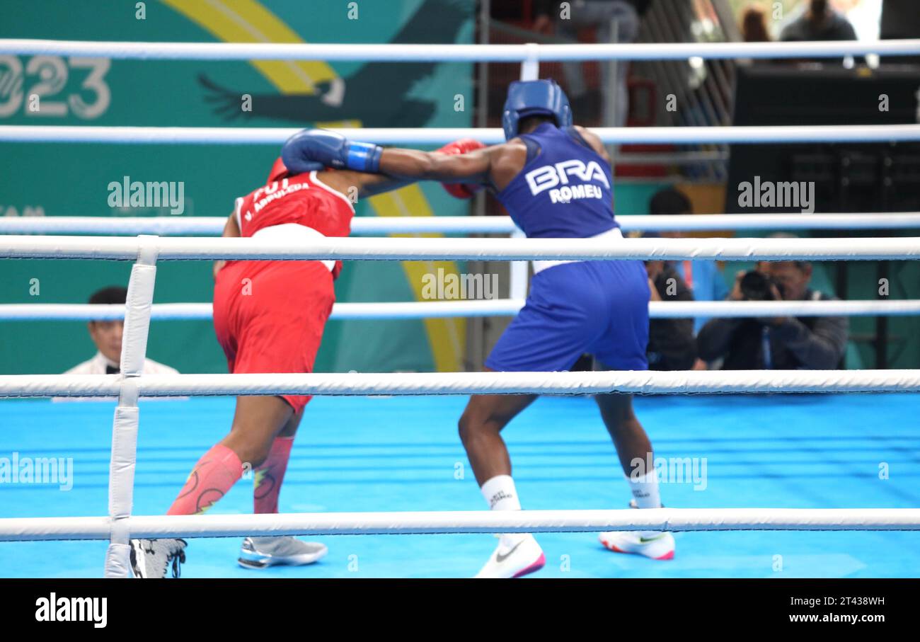 Santiago, Chile, USA. 27th Oct, 2023. SANTIAGO (CHL), 10/27/2023 - FINAL/BOXING/WOMEN/57KG/GOLD ...