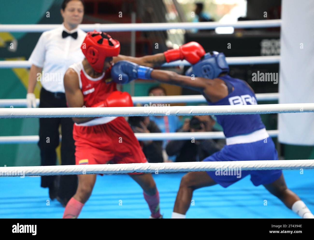 Santiago, Chile, USA. 27th Oct, 2023. SANTIAGO (CHL), 10/27/2023 - FINAL/BOXING/WOMEN/57KG/GOLD ...